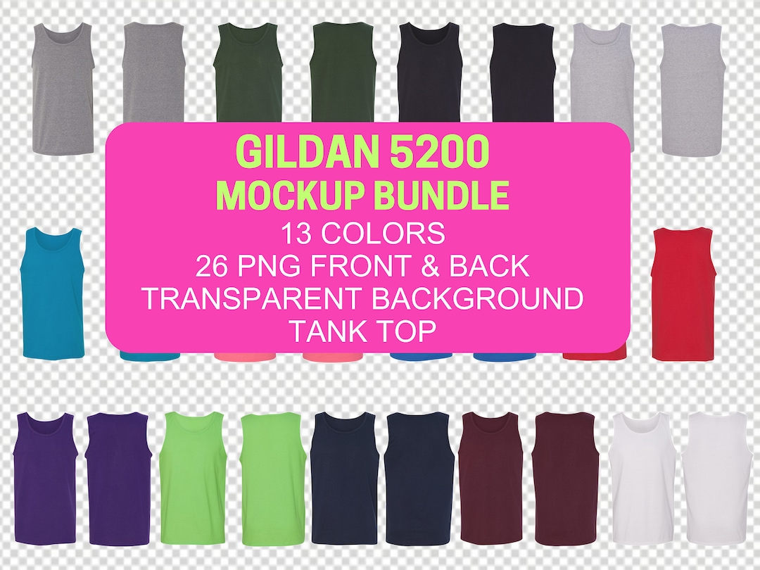 Color Chart DIY Chart Gildan 5200 Mockup Etsy Tool Unisex Heavy Cotton ...