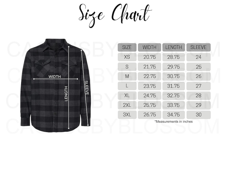 2 Size Chart Color Chart Independent Trading Company EXP50F - Etsy