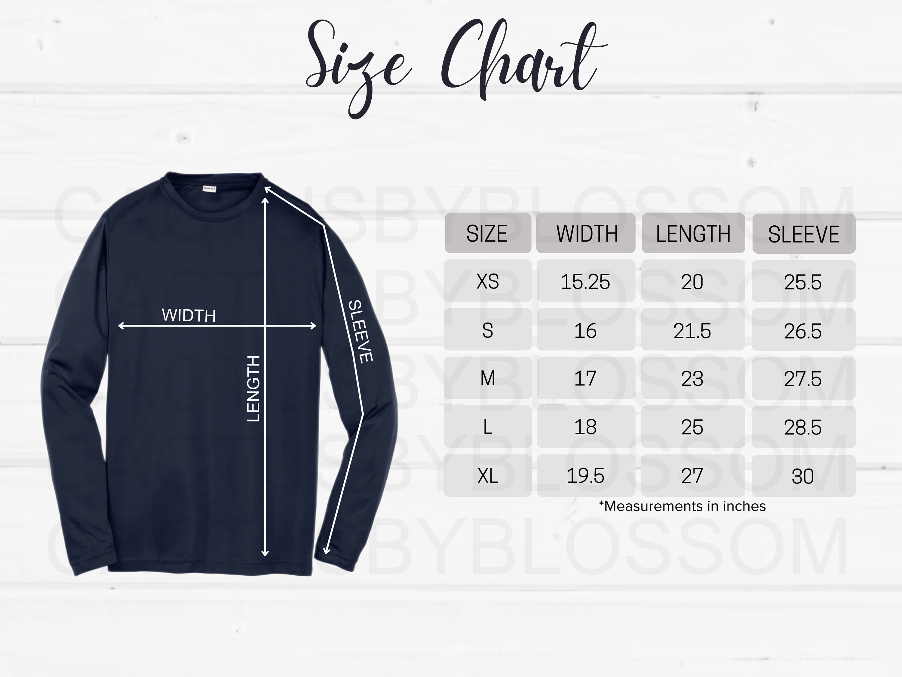BUNDLE Size Chart Color Chart Sport-tek YST350LS Mockup Youth Long ...