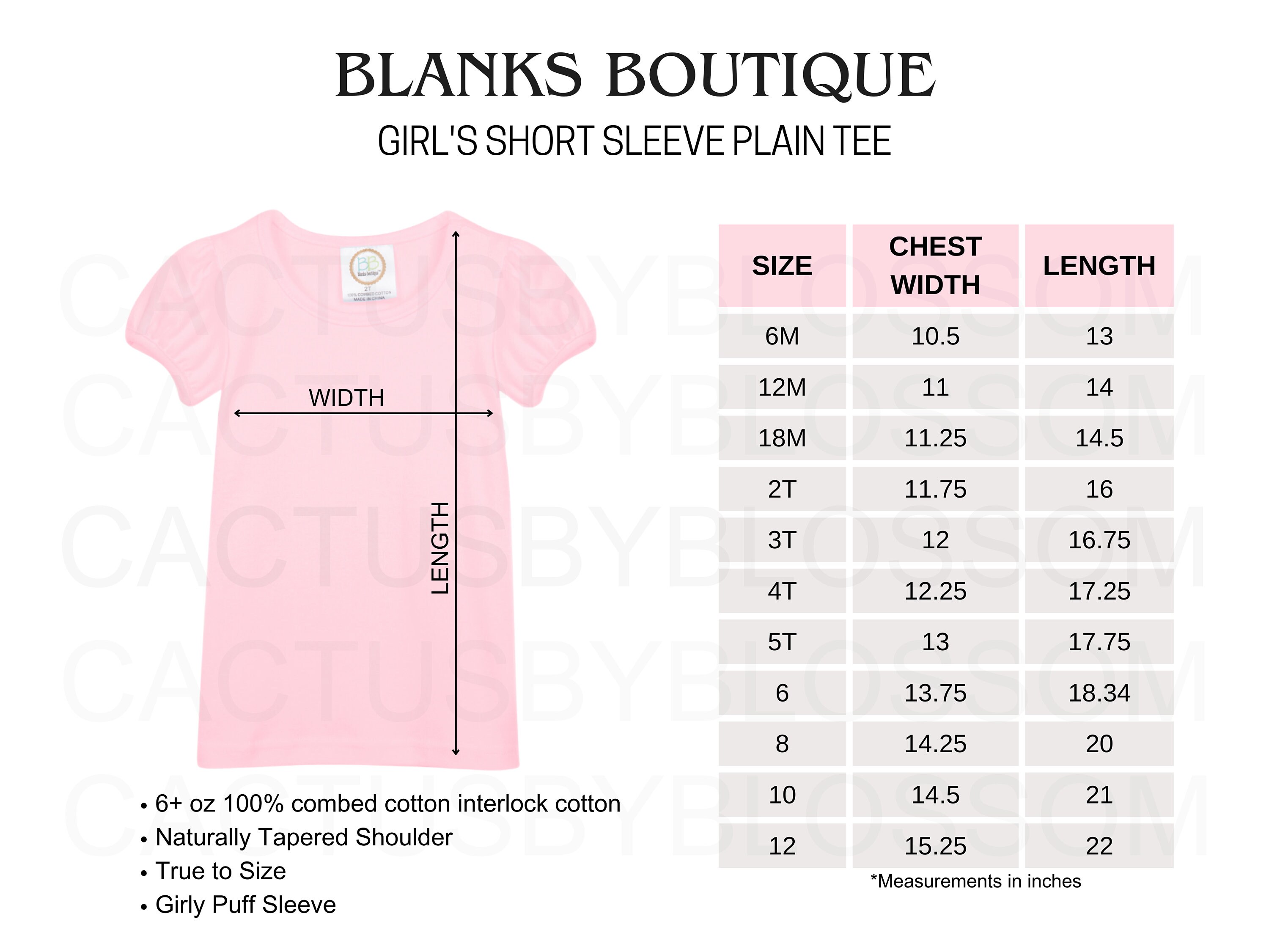 BUNDLE Size Chart Color Chart DIY Chart Blanks Boutique Mockup Etsy ...
