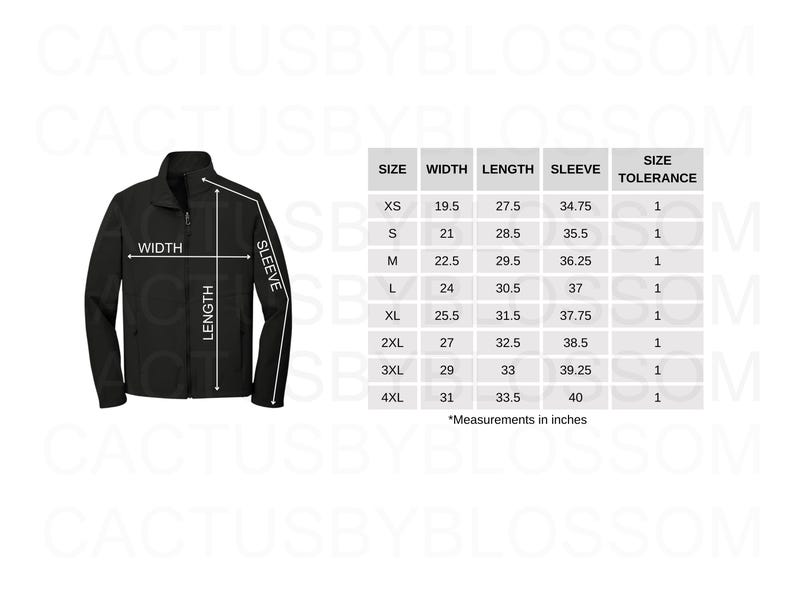 BUNDLE Size Chart Color Chart Port Authority J901 Men's Collective Soft ...