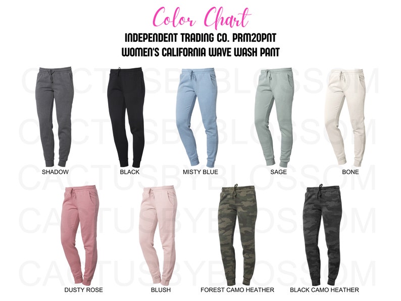 BUNDLE Size Chart DIY Chart Color Chart Independent Trading Company ...