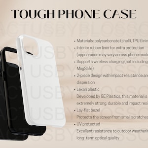 3 Size Chart Tough Phone Case Mockup Chart Phone Case Sizing Chart Etsy ...