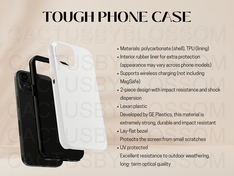 3 Size Chart Tough Phone Case Mockup Chart Phone Case Sizing Chart Etsy ...