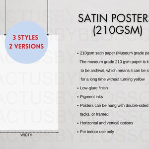 Satin Posters Mockup - Etsy