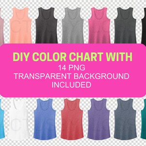 BUNDLE Size Chart Color Chart DIY Chart District DM138L Women Perfect ...
