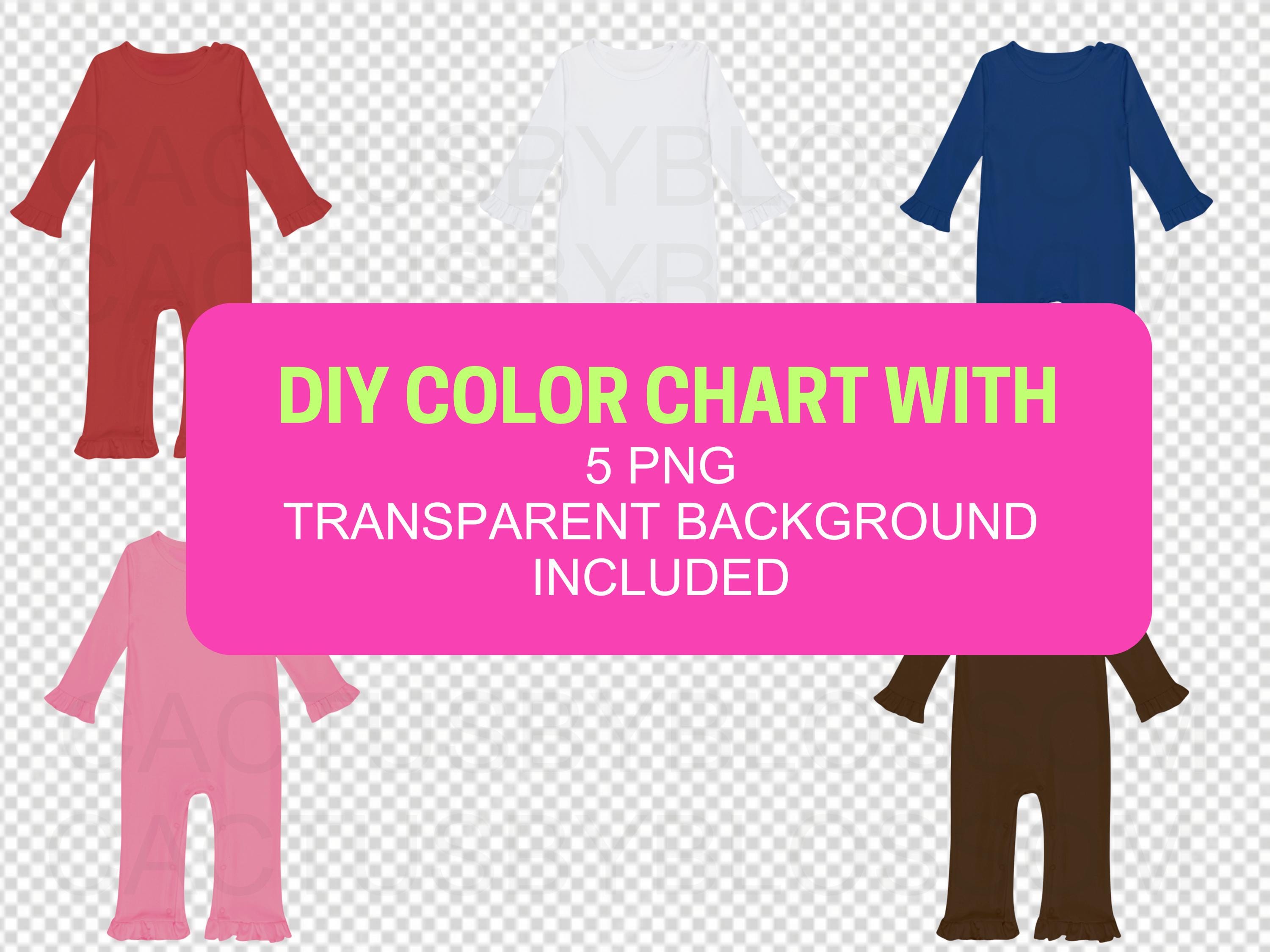 BUNDLE Size Chart Color Chart DIY Chart Blanks Boutique Mockup Etsy ...