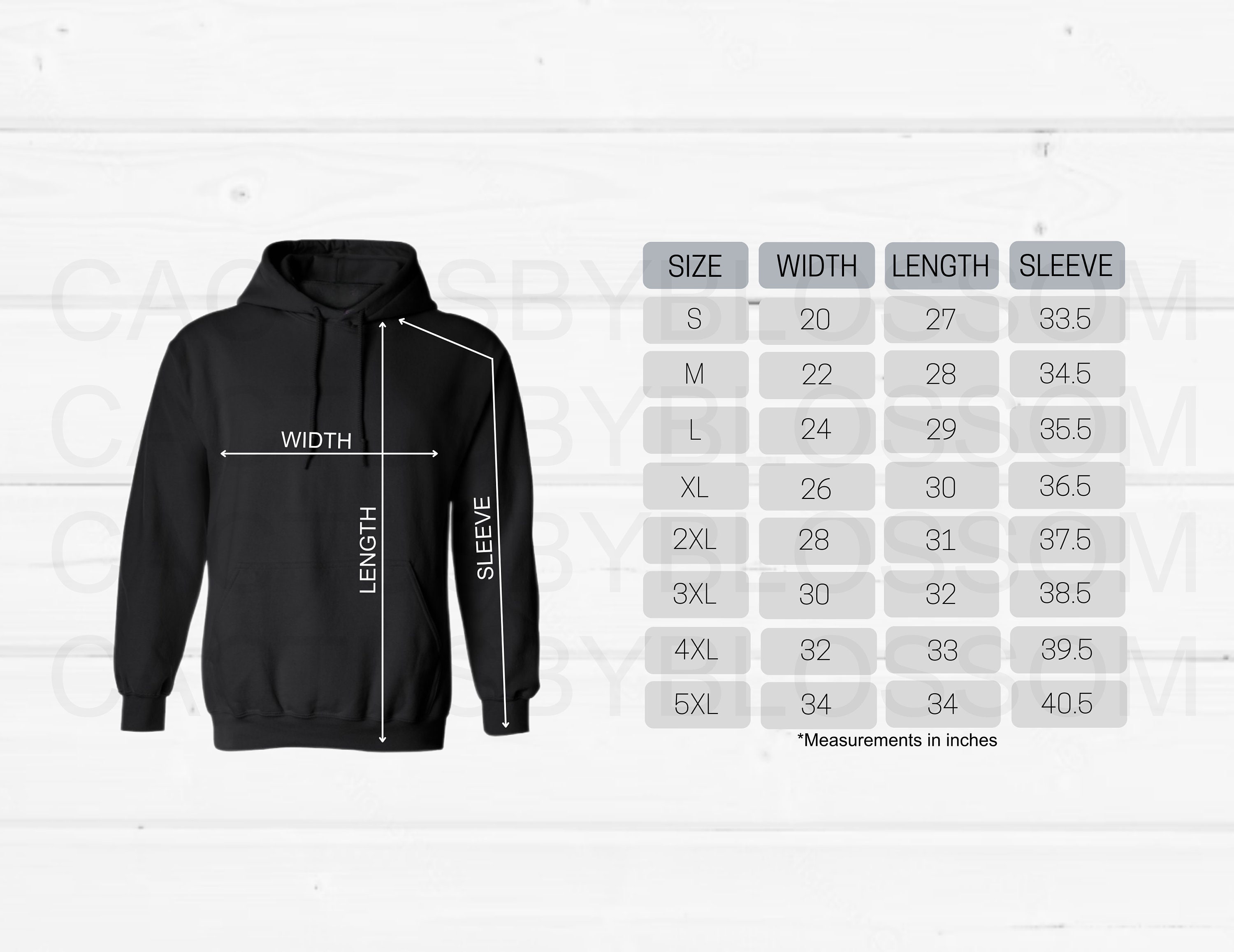 CUSTOM BUNDLE 2 Size Chart Color Chart Gildan 18500 Mockup Etsy Tool ...