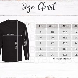 BUNDLE Size Chart Color Chart DIY Chart American Apparel Alstyle AL1304 ...