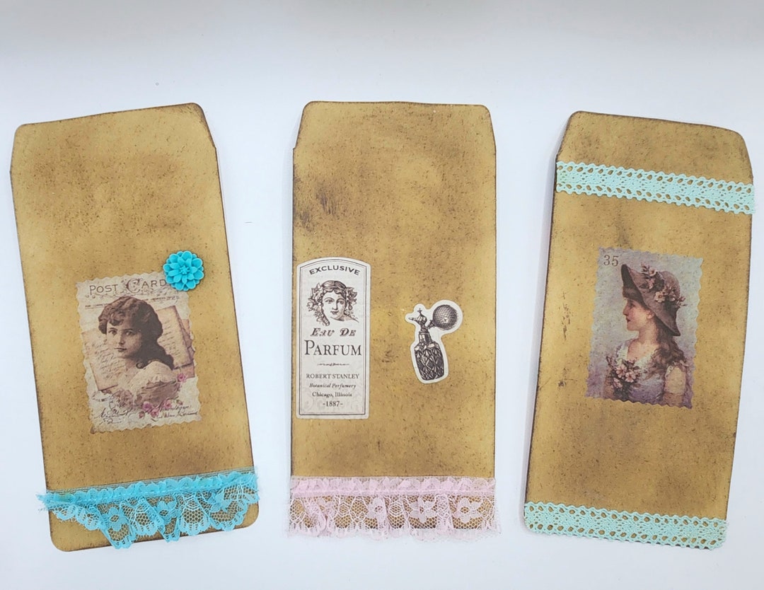 Vintage Style Design Cash Money Kraft Envelopes Multipack Stationery ...