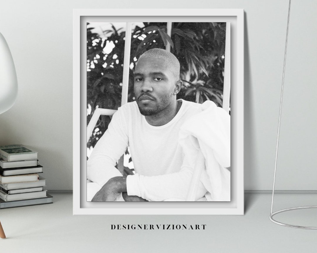 Frank Ocean Poster, Frank Ocean Art Print, Channel Orange Canvas ...