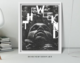 The Weeknd Poster Wall Decor digital Print - Etsy