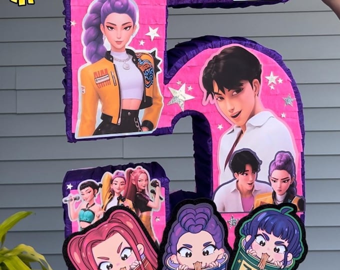 Kpop Demon Hunters Piñata/huntrix Piñata~ Personalized - Etsy