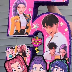 Kpop Demon Hunters Piñata/huntrix Piñata~ Personalized - Etsy