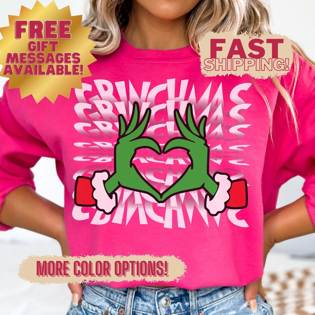Grinch Christmas Sweatshirt, Grinchmas Shirt, Grinch Shirt, Grinch ...