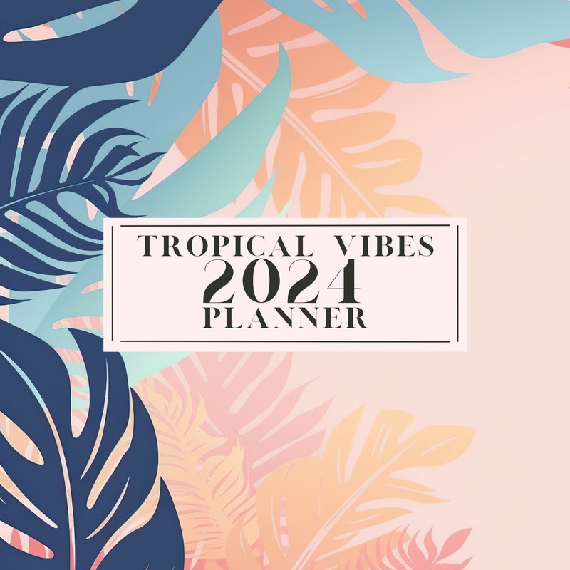 Tropical Planner - Etsy