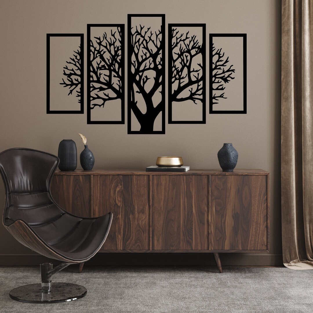 Tree Paneled- Dxf/svg DIGITAL FILE - Etsy