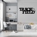 Track & Field Metal Sign - Etsy