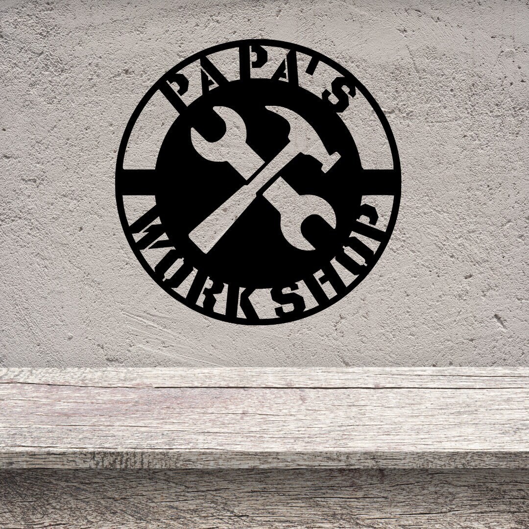 Papa's Workshop- Dxf/svg DIGITAL FILE - Etsy