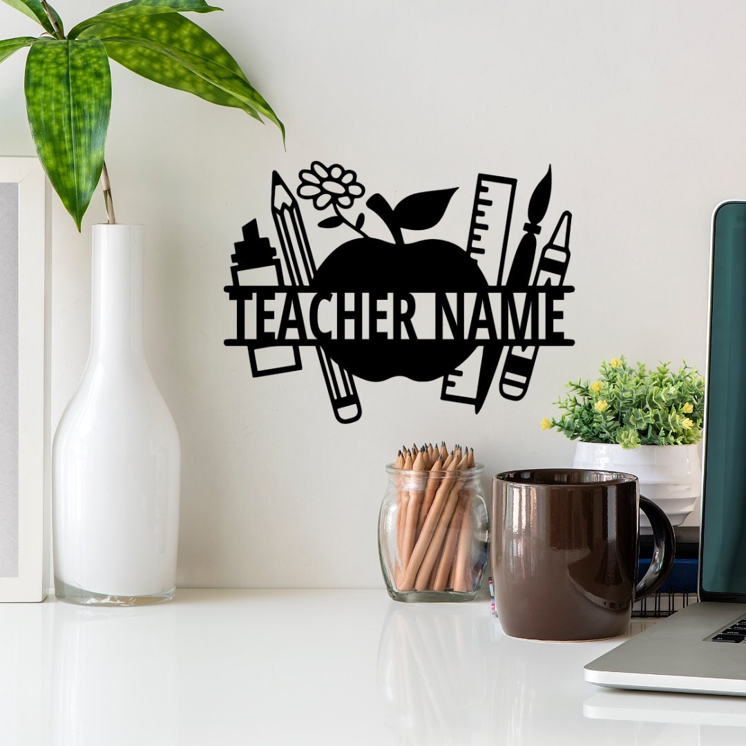 Teacher Metal Sign - Etsy