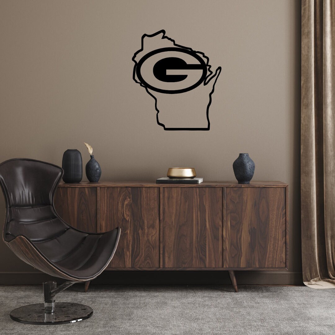 Green Bay Packer Wisconsin Metal Sign - Etsy