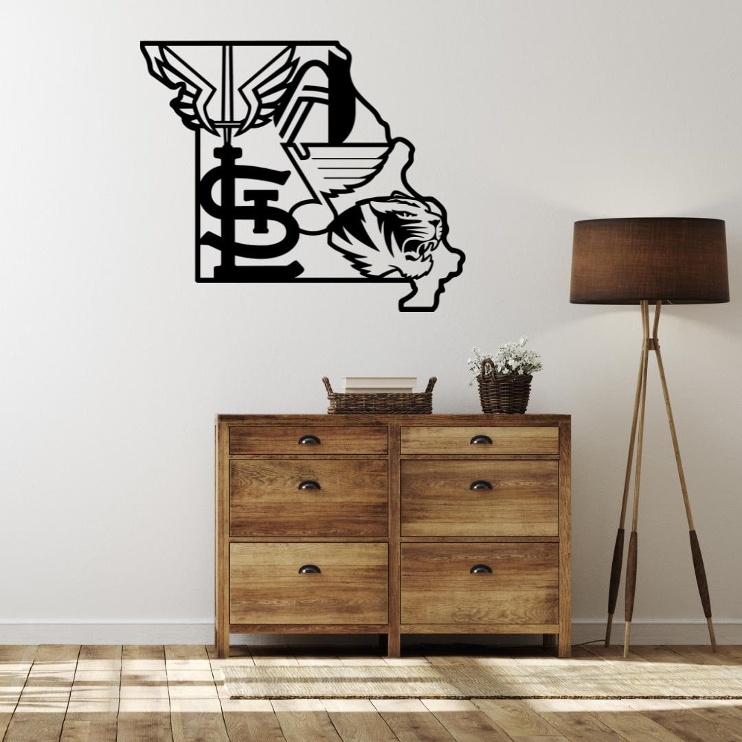 Missouri Sports Team Metal Sign - Etsy