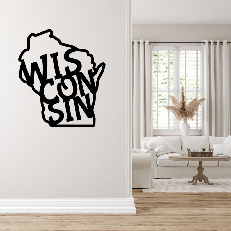 Wisconsin Metal Sign- Dxf/svg DIGITAL FILE - Etsy