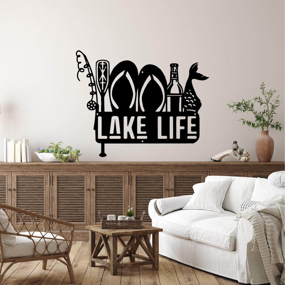Lake Life Metal Sign - Etsy