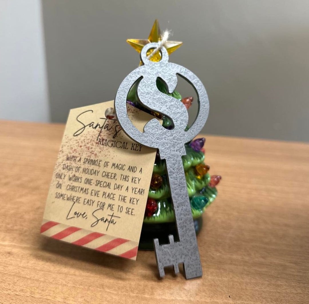 Santa Key Ornaments Christmas - Etsy