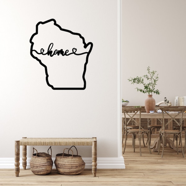 Wisconsin Sign - Etsy