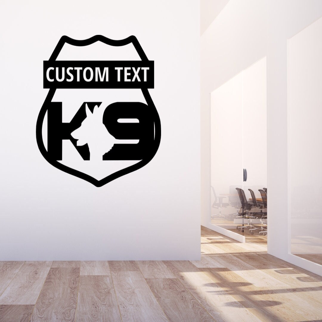 K-9 Badge- Dxf/svg DIGITAL FILE - Etsy