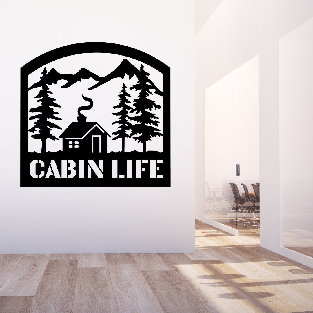 Cabin Life- Dxf/svg DIGITAL FILE - Etsy
