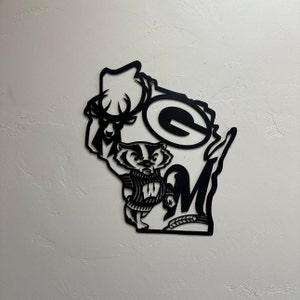 Wisconsin Sports Teams Metal Sign - Etsy