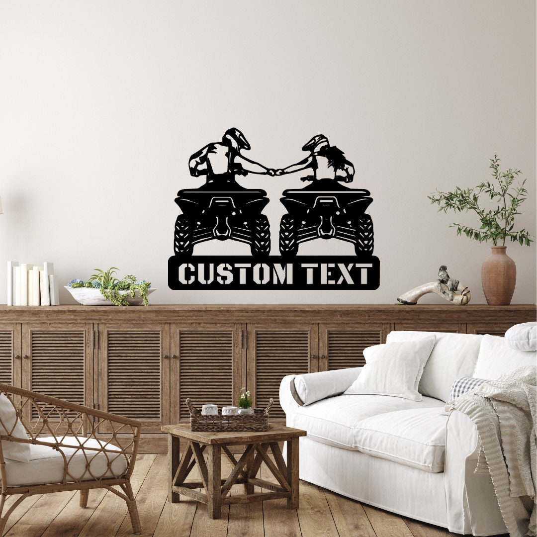 Four-wheeler Couples Metal Sign - Etsy