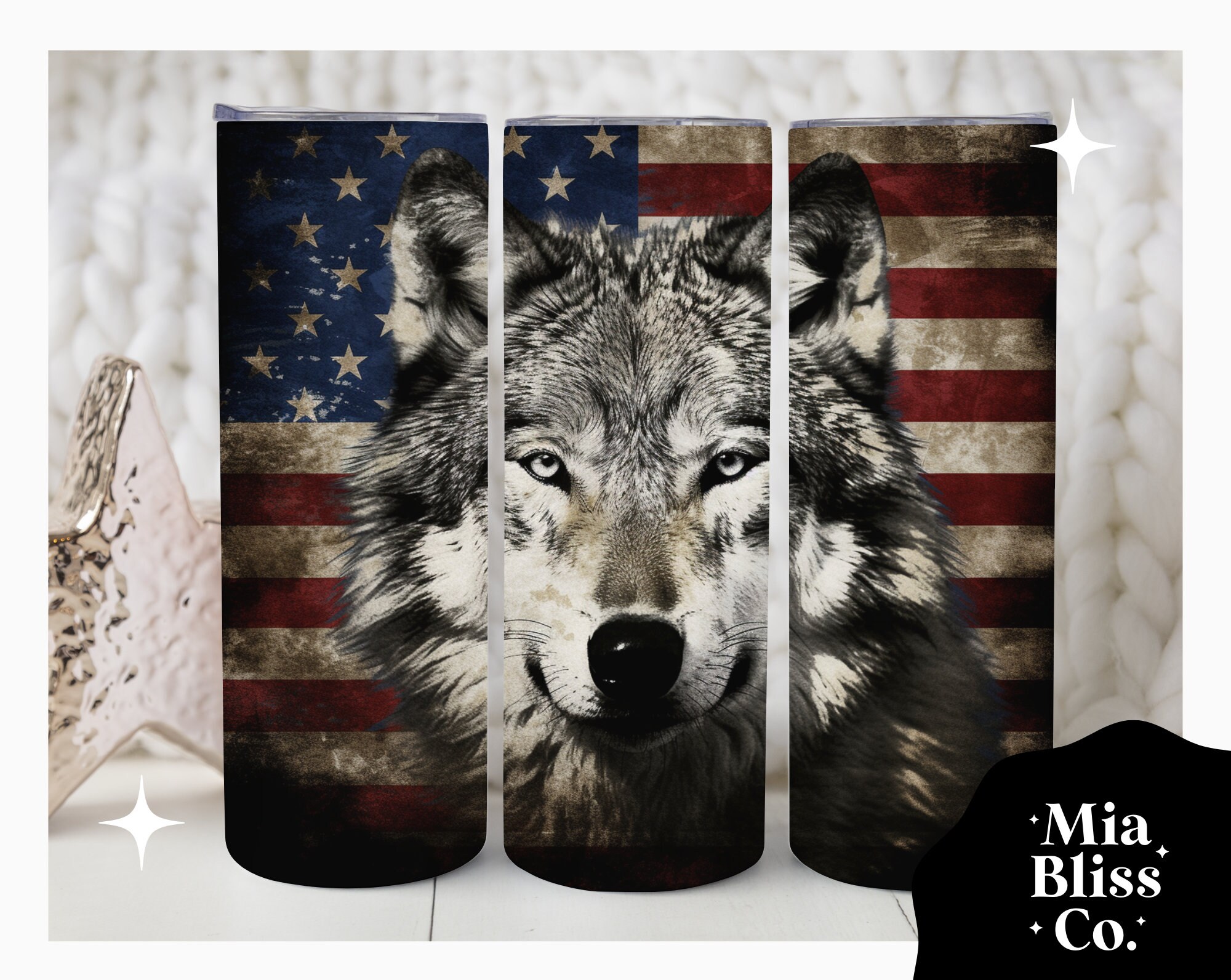 70 Wolf Bundle 20oz Skinny Tumbler Sublimation Design Wolf - Etsy