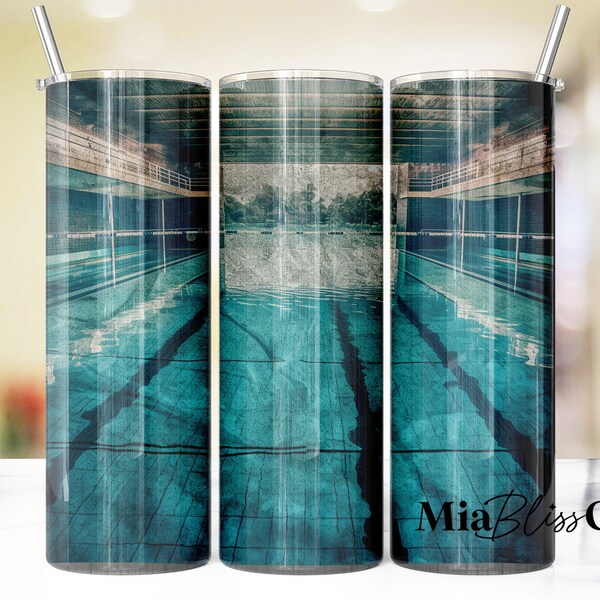 Pool Tumblers Swimming - Etsy