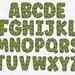 Dinosaur Scales Kids Alphabet Doodle Letter With Clip Arts, 3 Sets ...