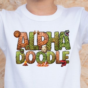 Dinosaur Scales Kids Alphabet Doodle Letter With Clip Arts, 3 Sets ...