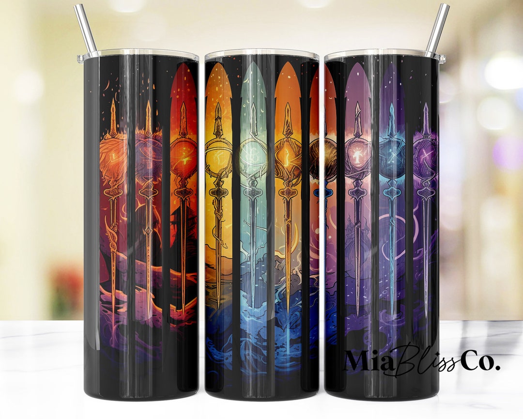 Ten of Swords Tarot Card 20oz Skinny Tumbler Sublimation Designs ...