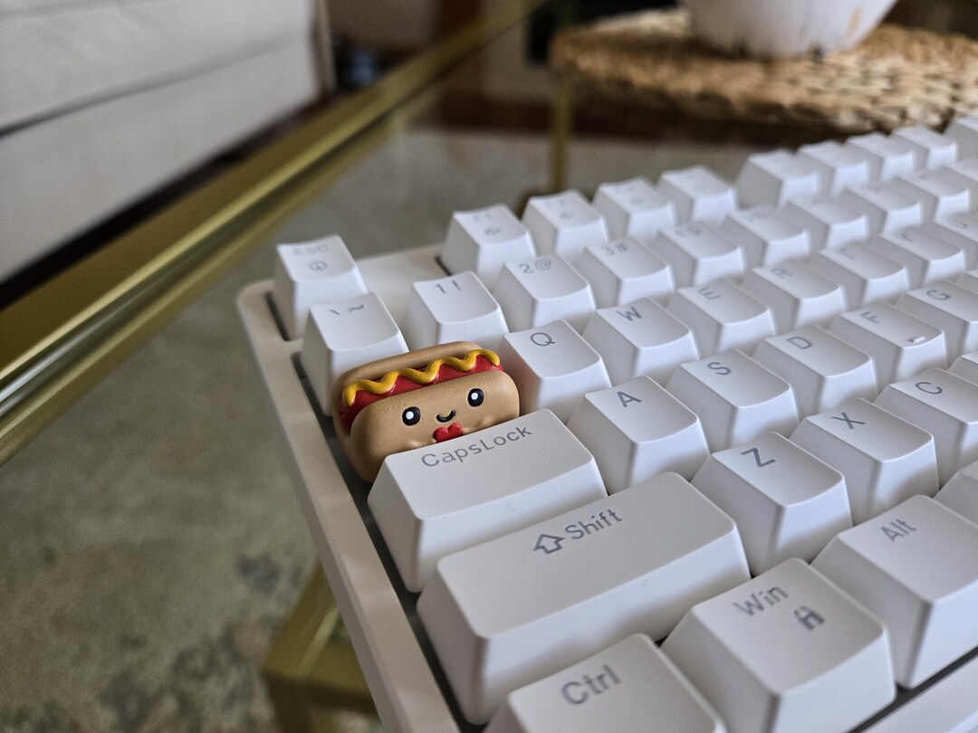 Hotdog Food Keycap - Hand Painted Cute Keycap Designs, Cherry MX - Etsy