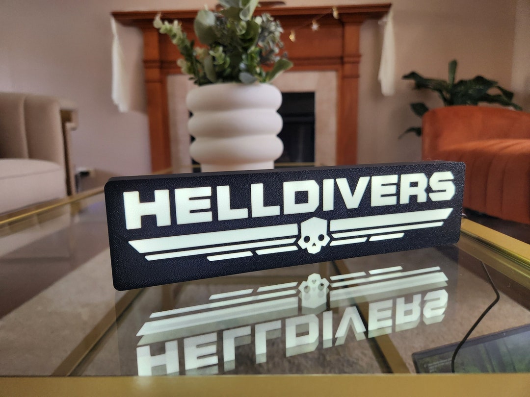 Helldivers LED Lightbox Sign USB Powered - Etsy