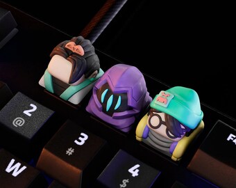 Video Game Keycaps Hand Painted, Cute Keycap Designs, Cherry MX - Etsy