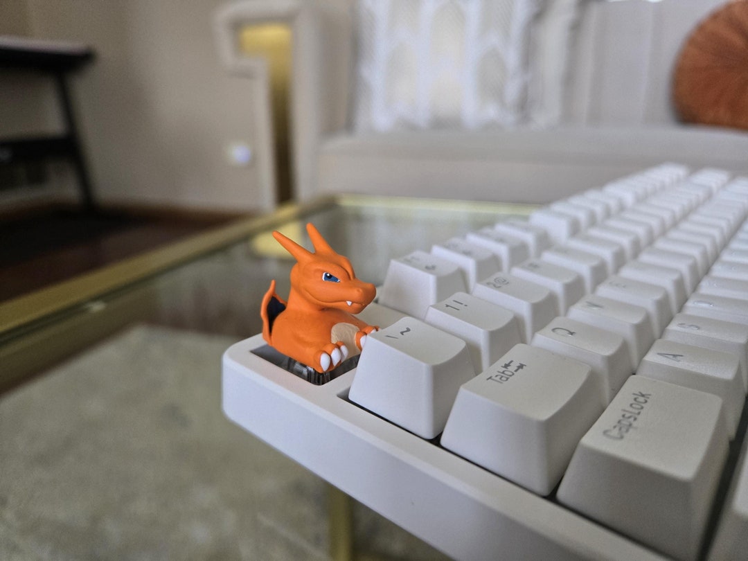 Anime Charizard Keycap - Hand Painted Cute Keycap Designs, Cherry MX - Etsy