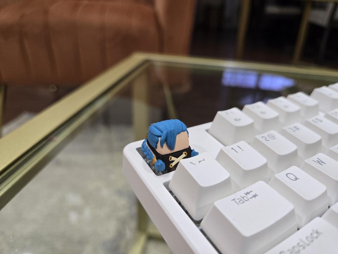 Arcane Jinx Keycap Hand Painted Cute Keycap Designs, Cherry MX, League ...