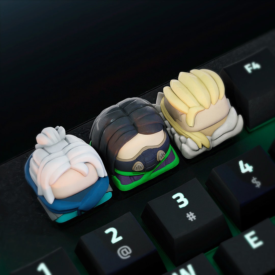 Video Game Keycaps - Hand Painted, Cute Keycap Designs, Cherry MX - Etsy