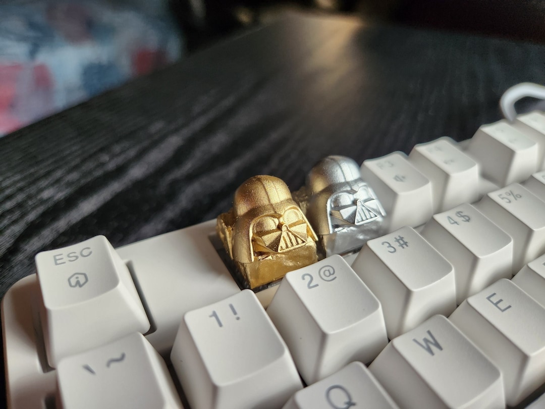 Video Game Metallic Keycap - Hand Painted Cute Keycap Designs, My Hero ...