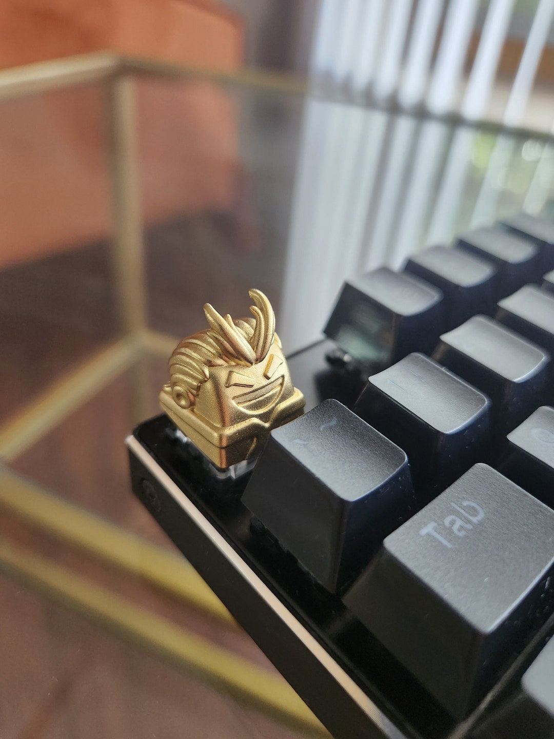 Anime Metallic Keycap Hand Painted Cute Keycap Designs My - Etsy