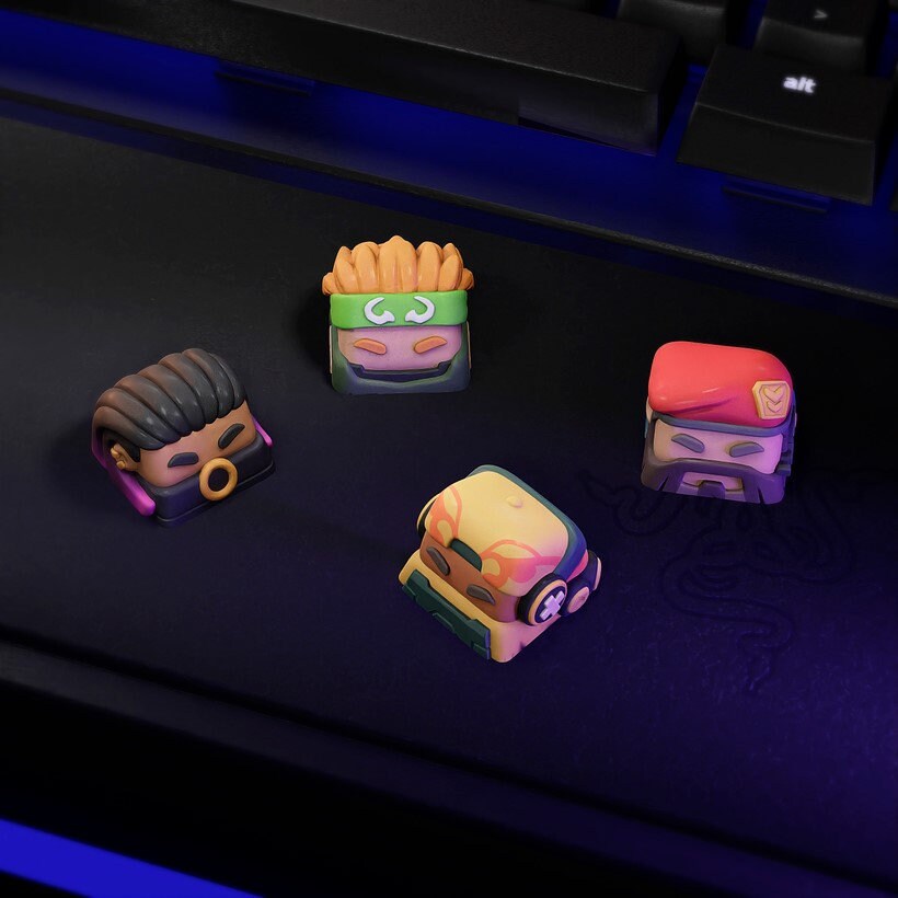 Valorant Keycaps V2 Hand Painted Cute Keycap Designs - Etsy UK
