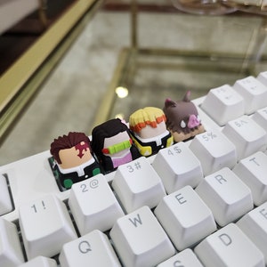 Anime Keycap - Hand Painted, Cute Keycap Designs, Cherry MX, Hiko3d - Etsy