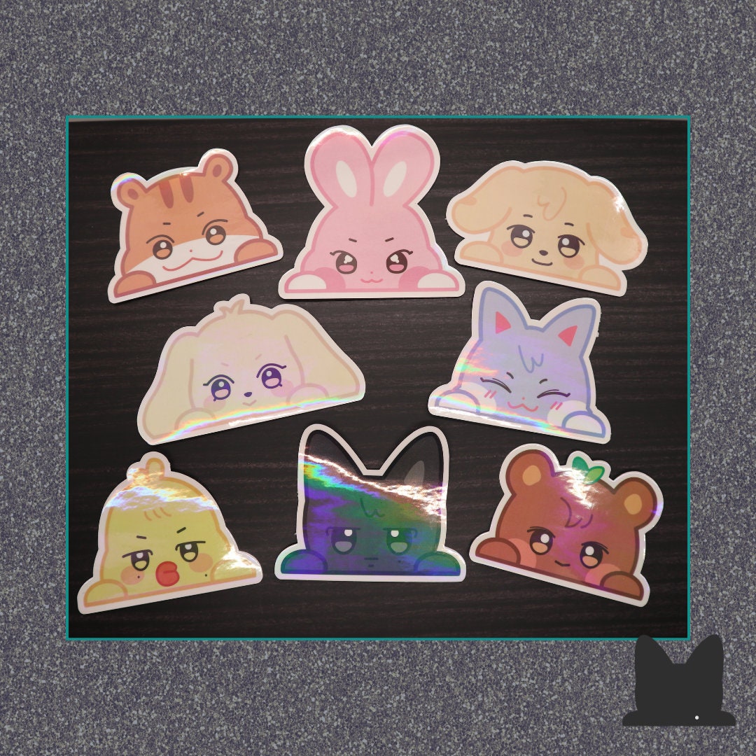 ATEEZ ANITEEZ Medium Peeker Stickers - Etsy